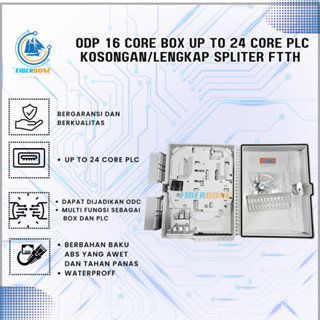 ODP SUNSEA 16 芯盒最多 24 芯 PLC 免費 2 個夾子完整的分配器 FTTH 分配 | 蝦皮購物