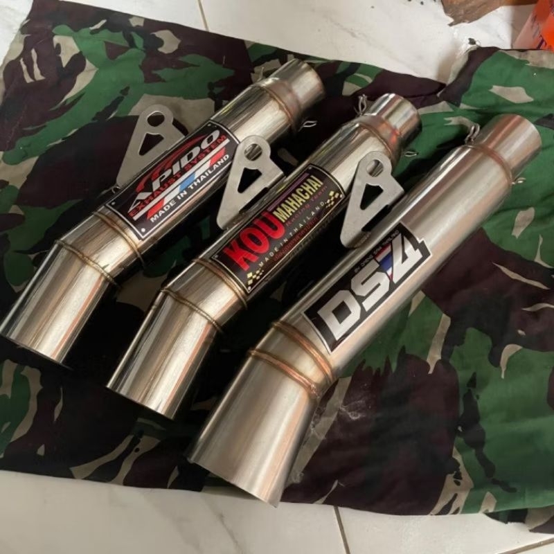 Apido 開管式消音管所有摩托車 51mm kou Mahachai OPEN 排氣管 rusi_tc125 150s | 蝦皮購物