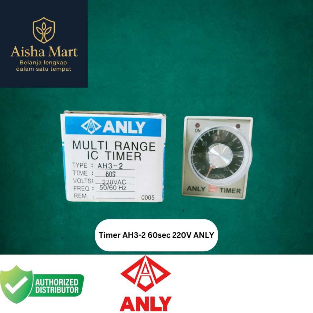 MESIN 模擬定時器 ANLY AH3-2 60s 220V 時間繼電器發動機面板 | 蝦皮購物
