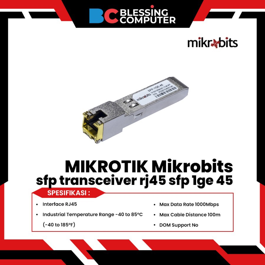 Mikrotik Microbits sfp 收發器 rj45 sfp 1ge 45 | 蝦皮購物