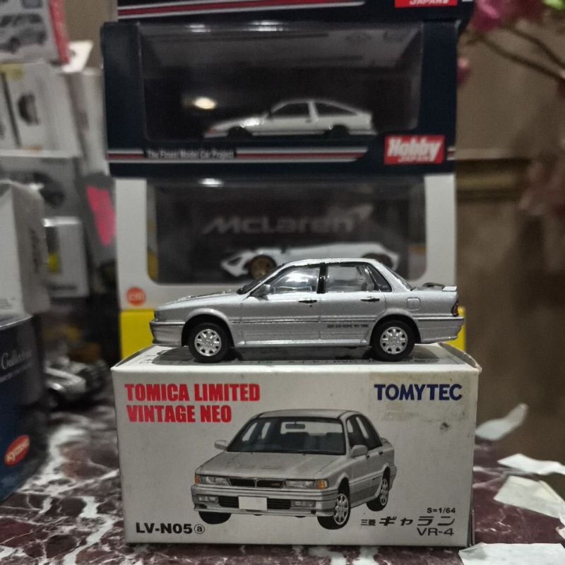 MITSUBISHI Tomica 限量復古三菱 Galant VR4 VR 4 RS 銀色 LV N05A | 蝦皮購物