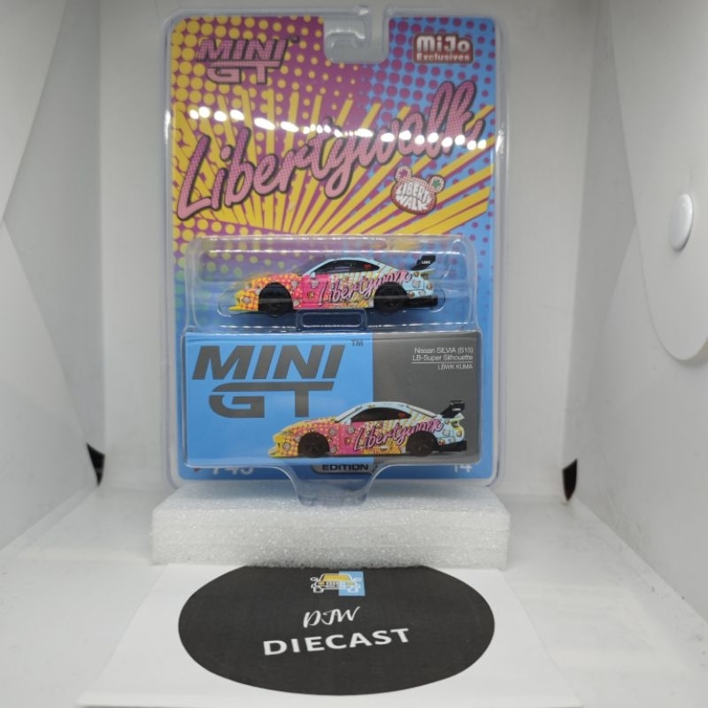 NISSAN Mini GT 1/64 MGT 743 Mijo 水泡日產 Silvia S15 LB 超級剪影 LBW | 蝦皮購物