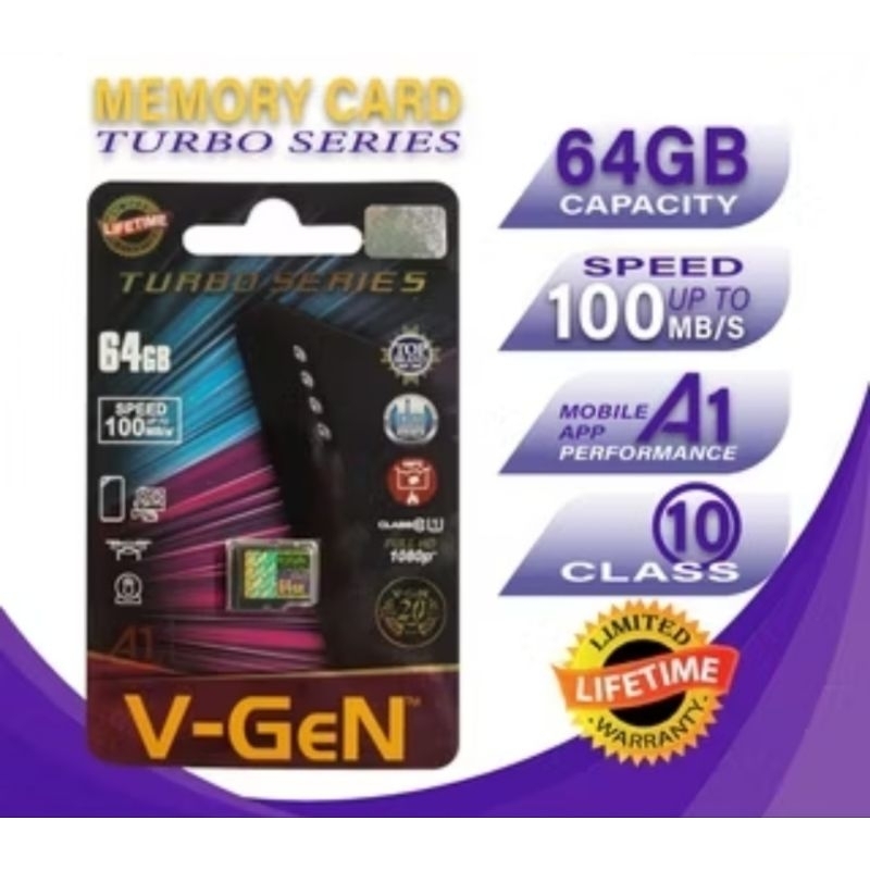 原裝 VGEN 64GB 內存 Hp Micro SD Class 10 Turbo 系列 512GB 256GB 12 | 蝦皮購物