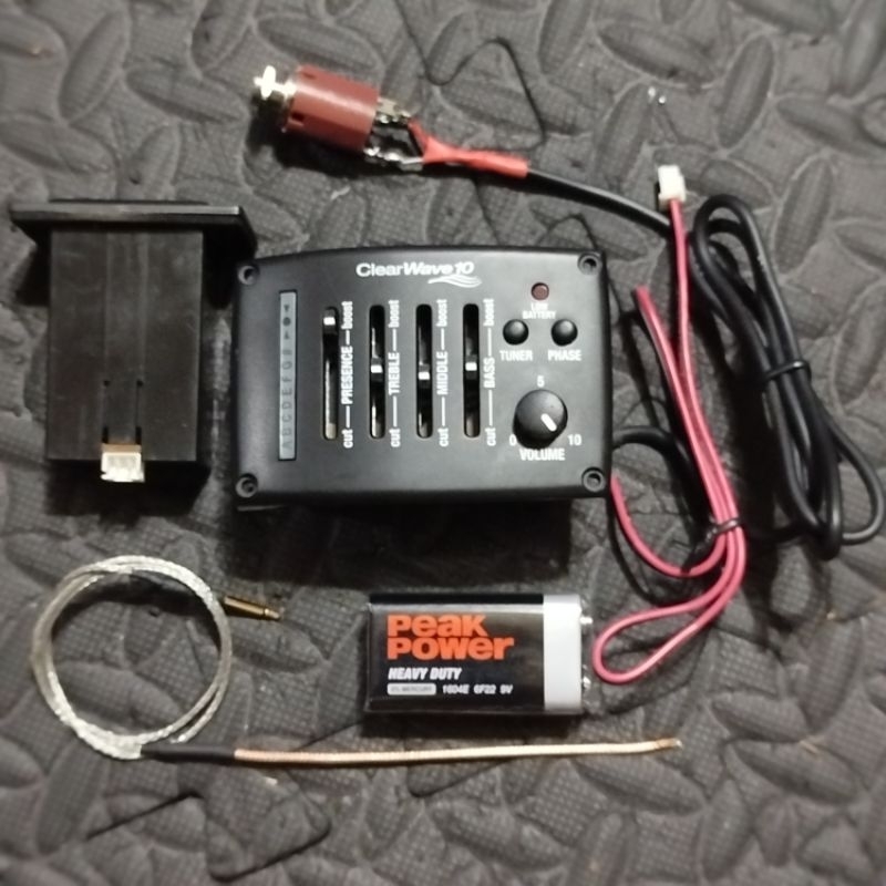 Clearwave Clear Wave 10 Not CW-10 電聲吉他前置放大器原裝內置 Samick Greg | 蝦皮購物