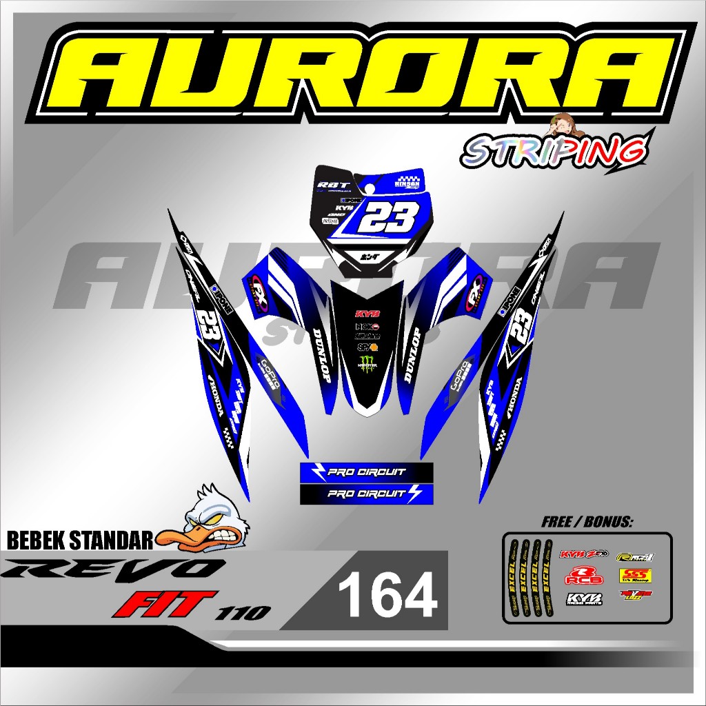 最新 RBT REVO FIT 110 RBT BEBEK MODIF SUPERMOTO YZ CRF KLX KX | 蝦皮購物