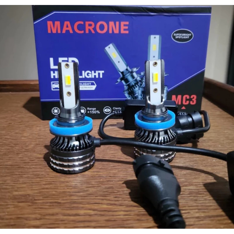 通用 MACRONE MC3 3 色 H11 LED 汽車燈泡 | 蝦皮購物