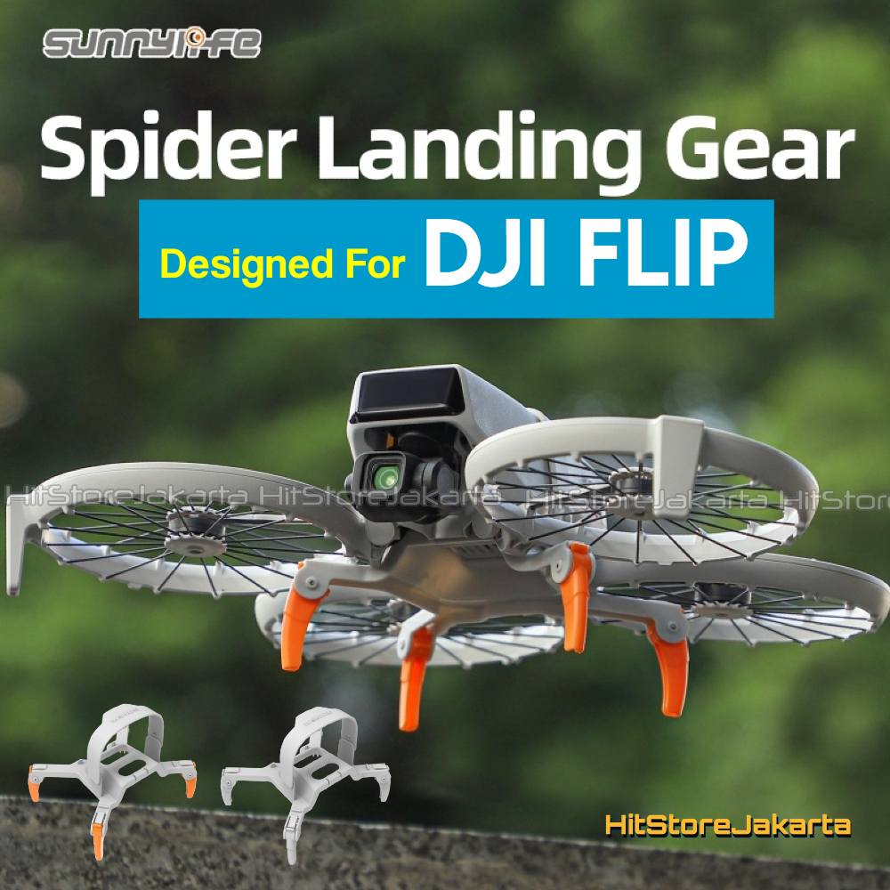 Sunnylife Spider 起落架適用於 DJI Flip 可折疊起落架擴展加高齒輪支撐腿 | 蝦皮購物