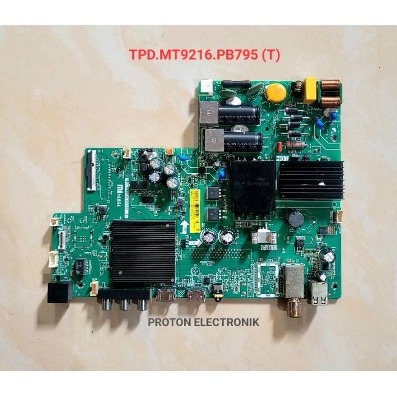 MESIN XIAOMI L43M7-EID 智能電視 LED 數學機 TPD.MT9216。PB795 L32M7-E | 蝦皮購物