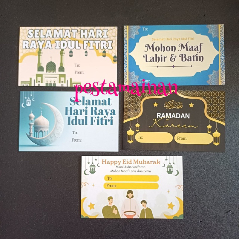 Gantungan eid 賀卡 happy eid al-fitr 禮籃禮品紀念品賀卡清真寺吊牌齋月齋月 eid mu | 蝦皮購物