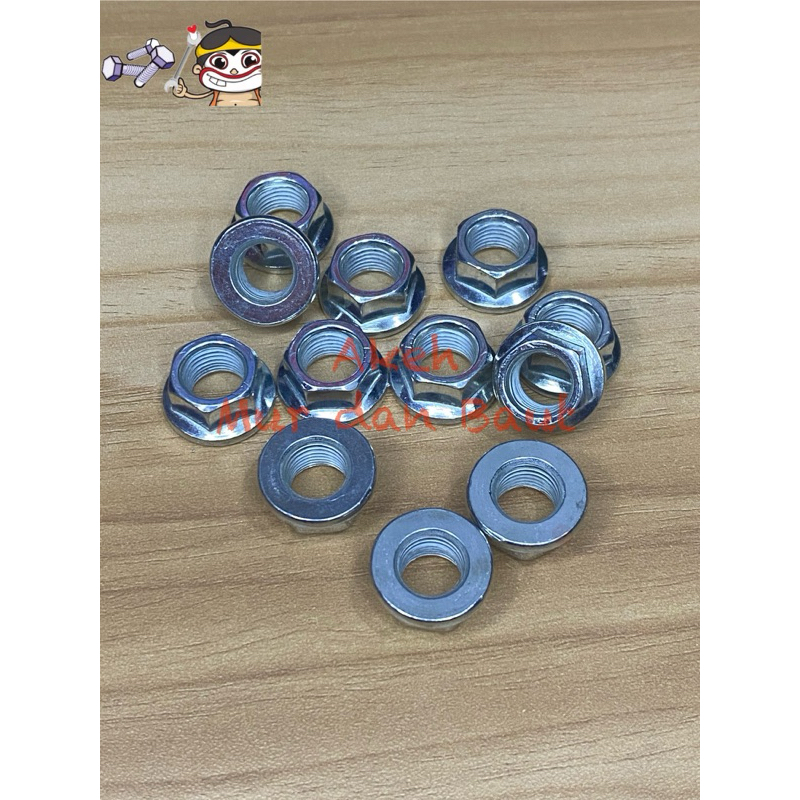 滑輪軸螺母 MIO J MIO GT SOUL GT FINO FI XRIDE 115 CC 法蘭螺母 M10 鍵 1 | 蝦皮購物