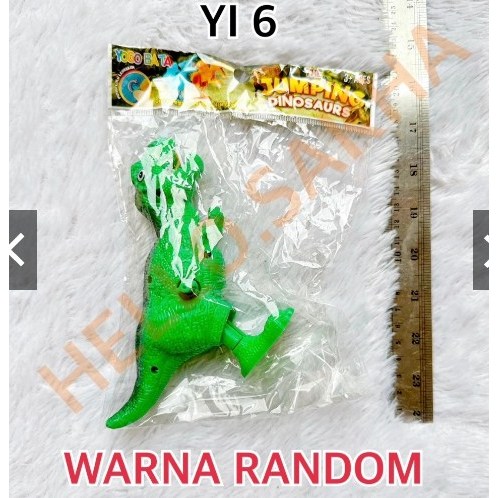TOY YI 6 跳躍恐龍 TREX 暴龍恐龍恐龍 LOCAT 跳躍推桿旋轉旋轉 | 蝦皮購物