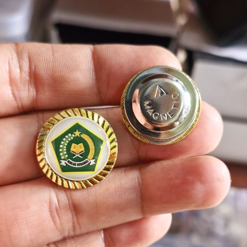 Kemenag PIN 模型磁鐵領針小號優雅 KEMENAG PIN | 蝦皮購物