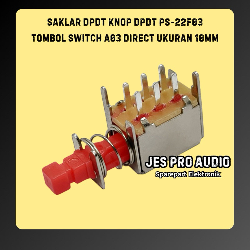Tombol DPDT 旋鈕開關 DPDT PS-22F03 按鈕開關 A03 直接尺寸 10MM | 蝦皮購物