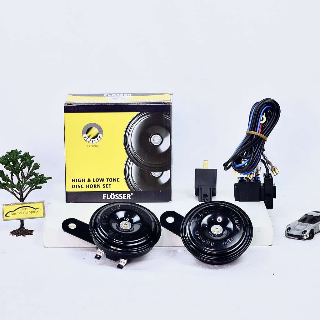 DENSO 牙線包 127407 DS 12 伏圓盤喇叭雙插座針端子 2 高低音盤喇叭電裝繼電器電纜組 | 蝦皮購物