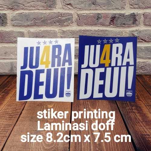 PERSIB 4 星打印貼紙冠軍 | 蝦皮購物