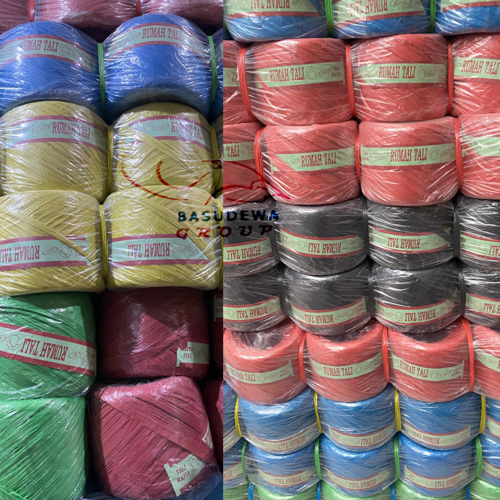 Hitam RAFIA ROPE 1 ROLL 1KG 七彩黑拉菲亞繩每卷 1KG | 蝦皮購物