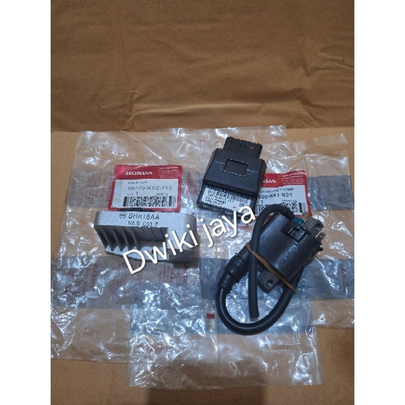 Ecu 點火包 Ecu cdi KYZ+kiprok 調節器+線圈 Honda supra x 125 fi/Helme | 蝦皮購物