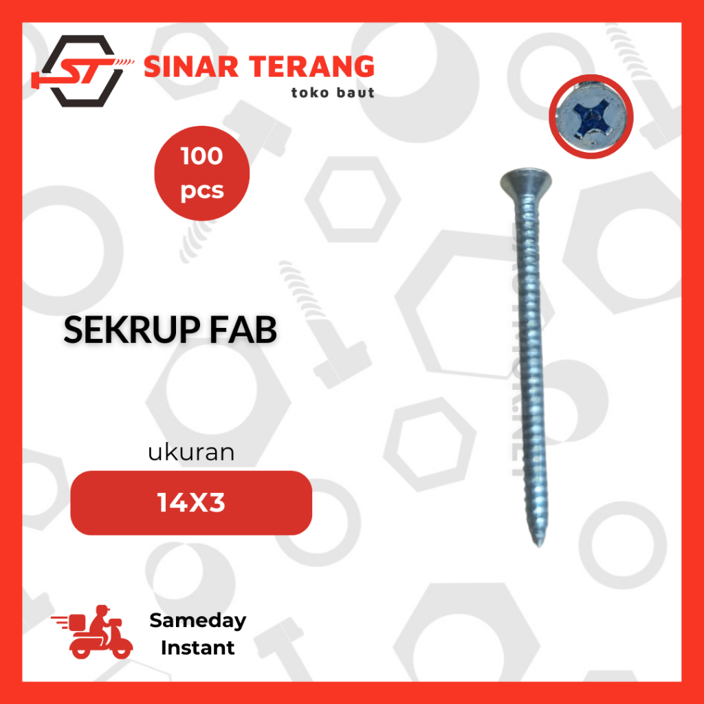 Fab 14x3 MOONLION 耦合器平頭自攻螺釘 4cm | 蝦皮購物