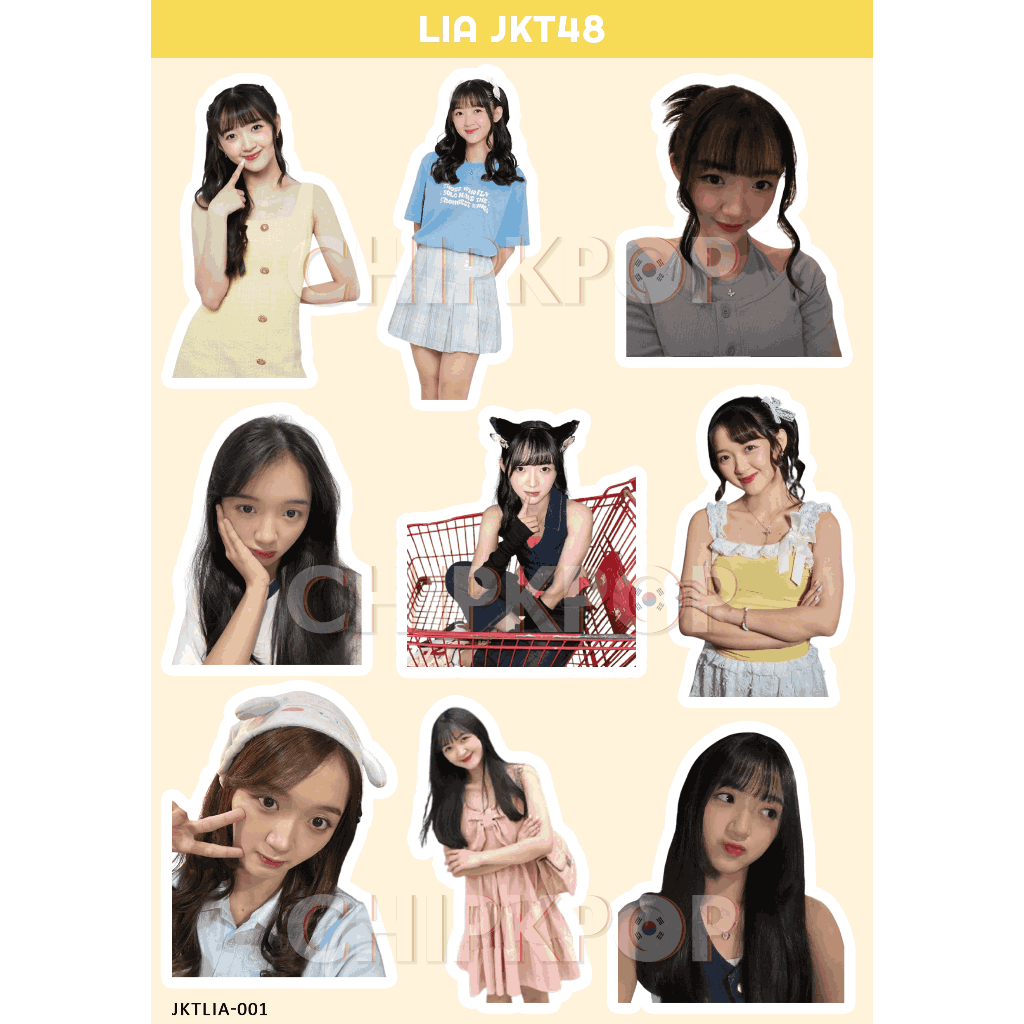 NEW ERA Lia 貼紙 JKT 48 I 貼紙 JKT 48 I JKT 48 新時代 I 貼紙 LIA JKT4 | 蝦皮購物