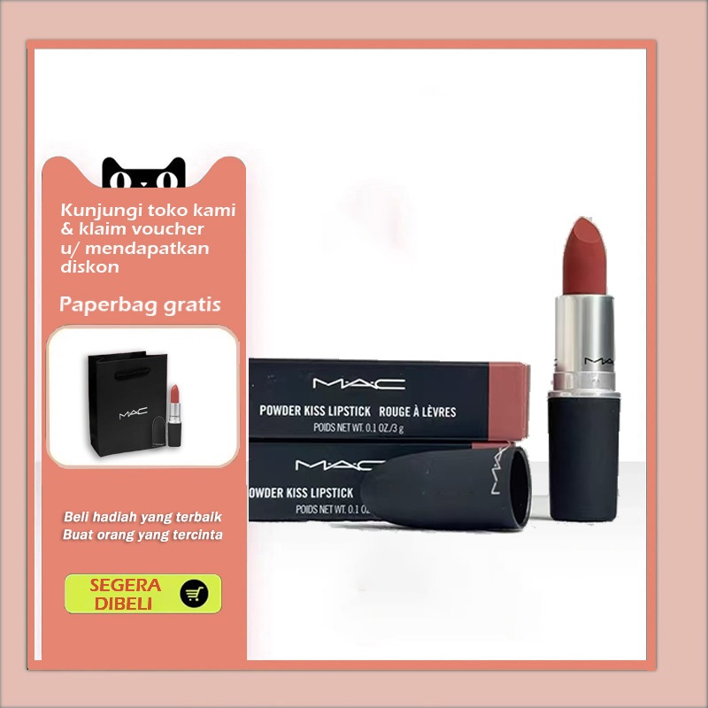 MAC Powder Kiss Lipstick Rouge a levres 全尺寸唇膏 | 蝦皮購物