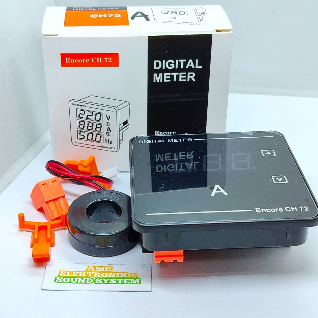 方形面板電壓表 CH-72 AMPER 120A 7,2 X 7,2 CM | 蝦皮購物