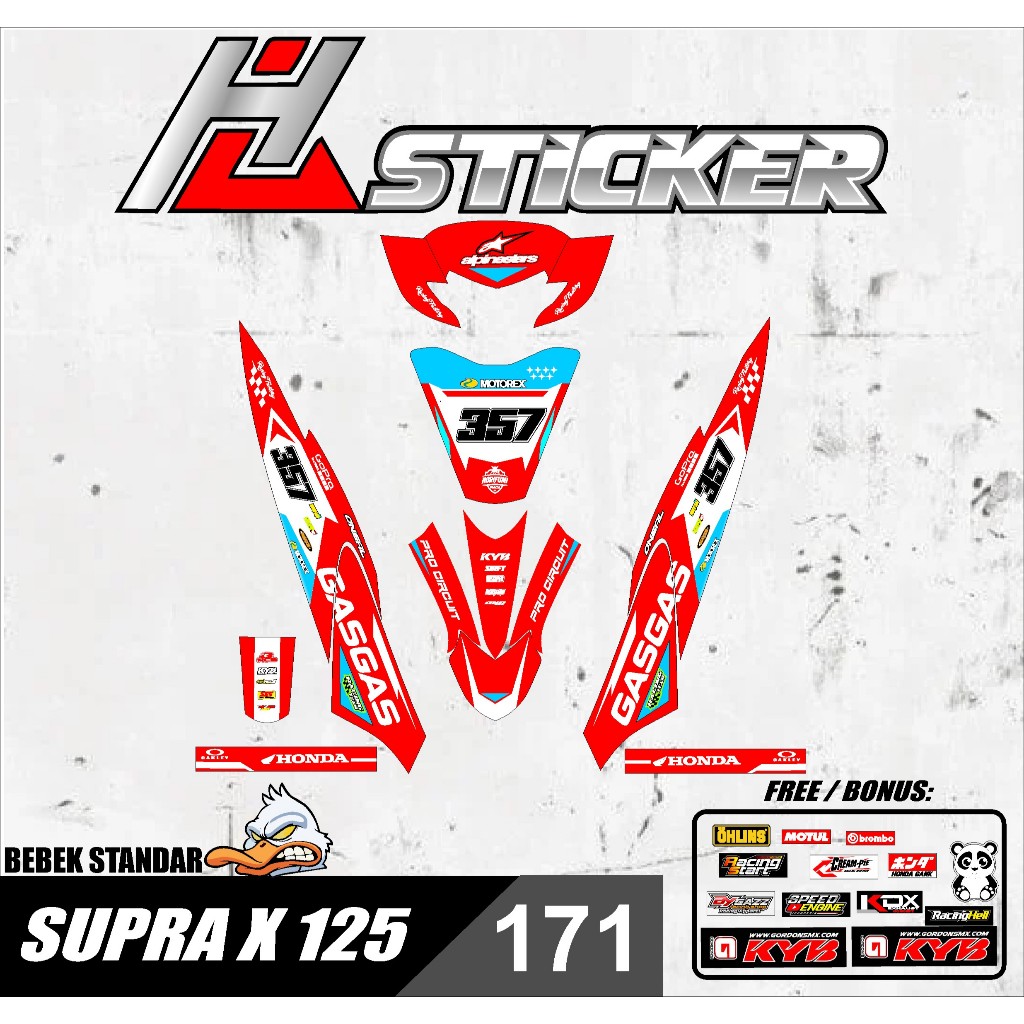 貼紙貼花 RBT REVO ABSOLUTE DUCK STANDARD MODIF SUPERMOTO RBT 最新最 | 蝦皮購物