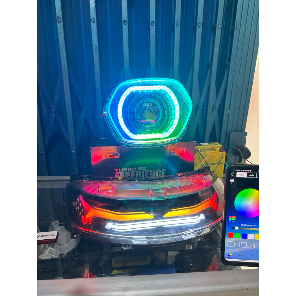 HONDA STYLO 160 BILED AES TURBO 70WATT 導流罩水晶 RGB RGB 尾燈組 | 蝦皮購物