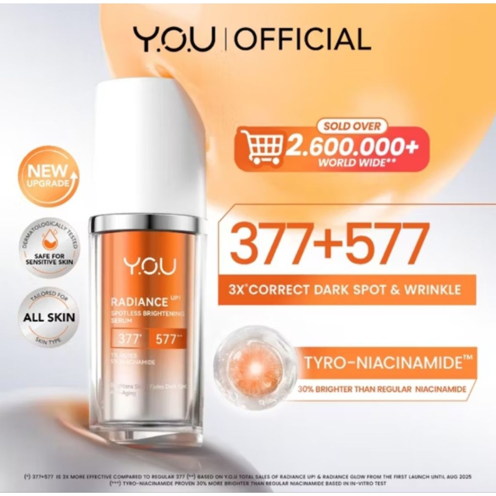YOU RADIANCE UP 無瑕亮白精華 20ML | 蝦皮購物