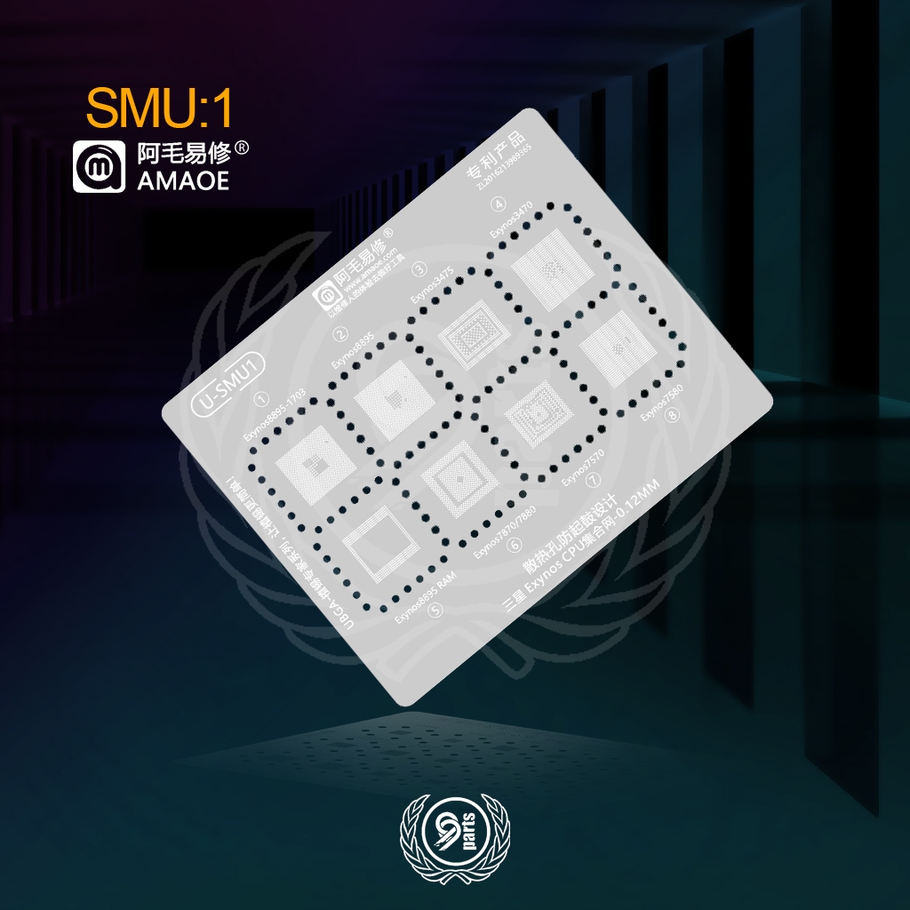 Amaoe SMU:1 Amaoe SMU:1 模板 Exynos 模具板8895-1703 Exynos8895 Ex | 蝦皮購物