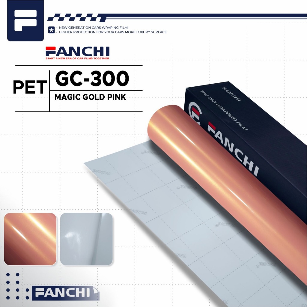50cm貼紙FANCHI GC300 GC-300魔金粉色儀表 | 蝦皮購物