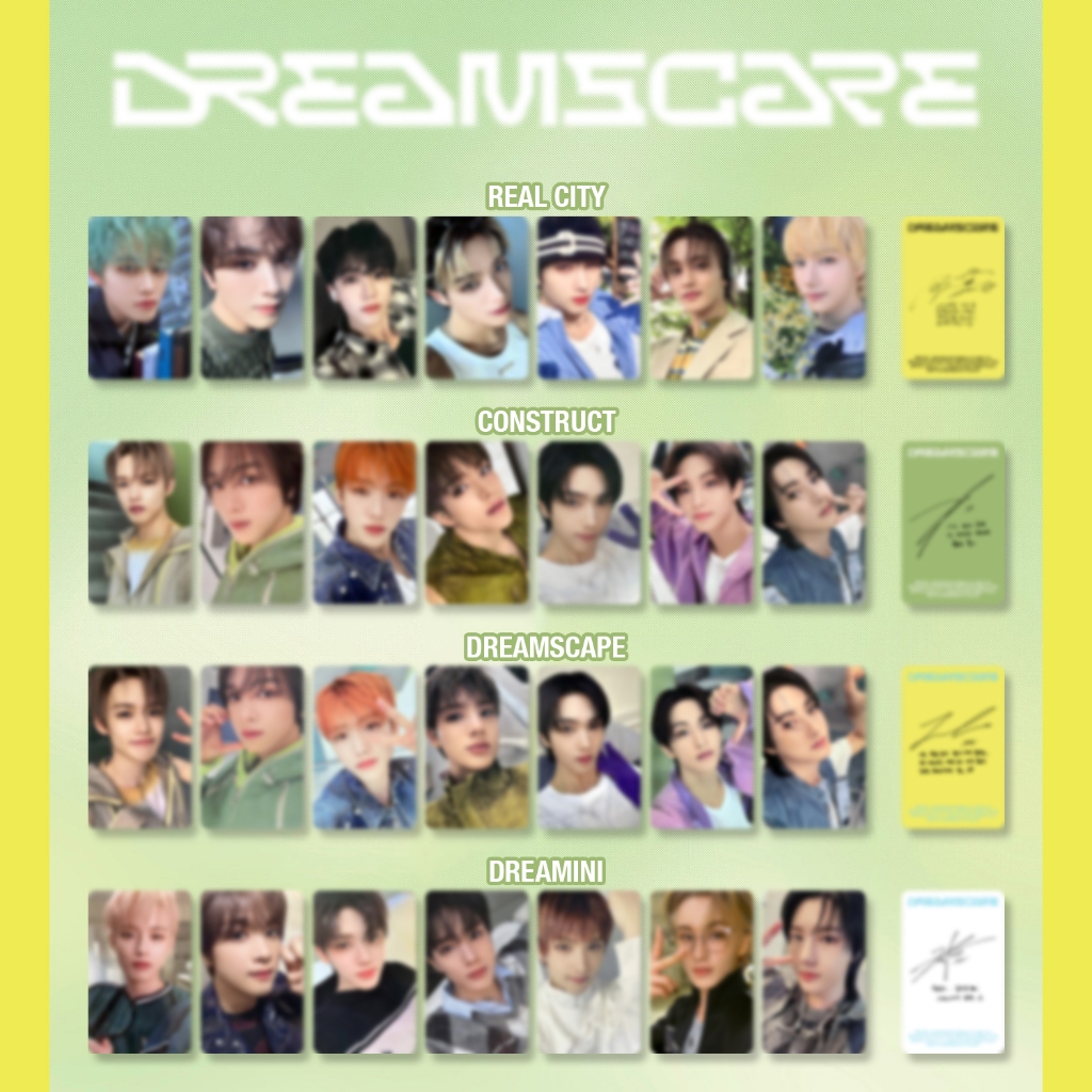 Nct Dream Dream Dreamscape PC 2 面照片卡粉絲製作 | 蝦皮購物