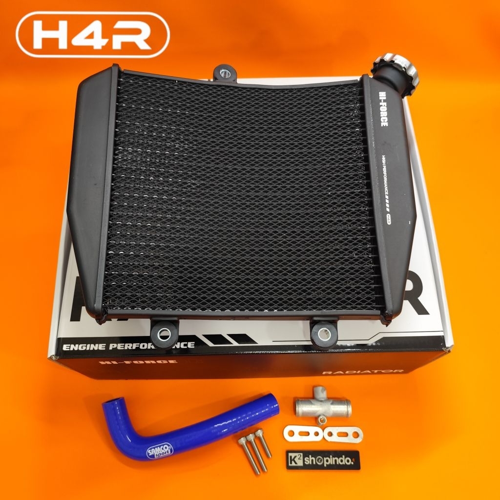 散熱器 H4R Ninja R SS RR ZX 150 KR KRR Mx King 鋁製原裝 H4R 高力 | 蝦皮購物