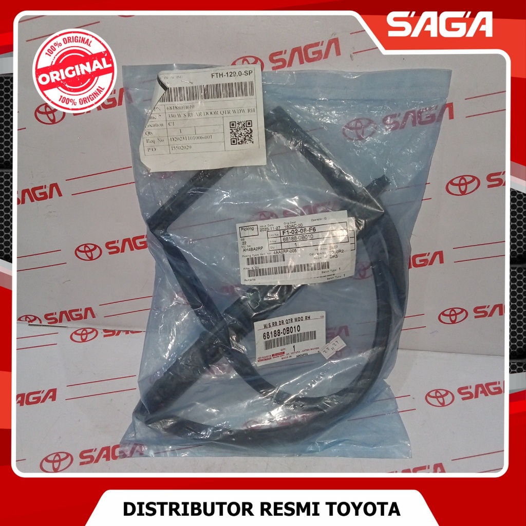 SAGA 原裝 Kijang Kapsul 7k 三角形死玻璃橡膠 68188-0B010 | 蝦皮購物