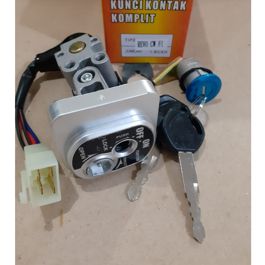 接觸鑰匙總成 REVO CW F1 FI REVO FIT 注射新刀片 125 FI 新 REPSOL PLUS OKB | 蝦皮購物