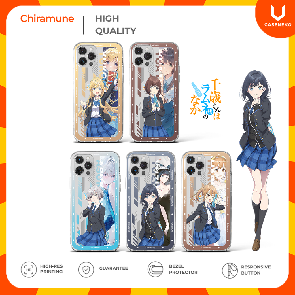 SAMSUNG Chiramune 定製手機殼 HP Chitose 在 Ramune 瓶 Yuko Hiiragi Y | 蝦皮購物