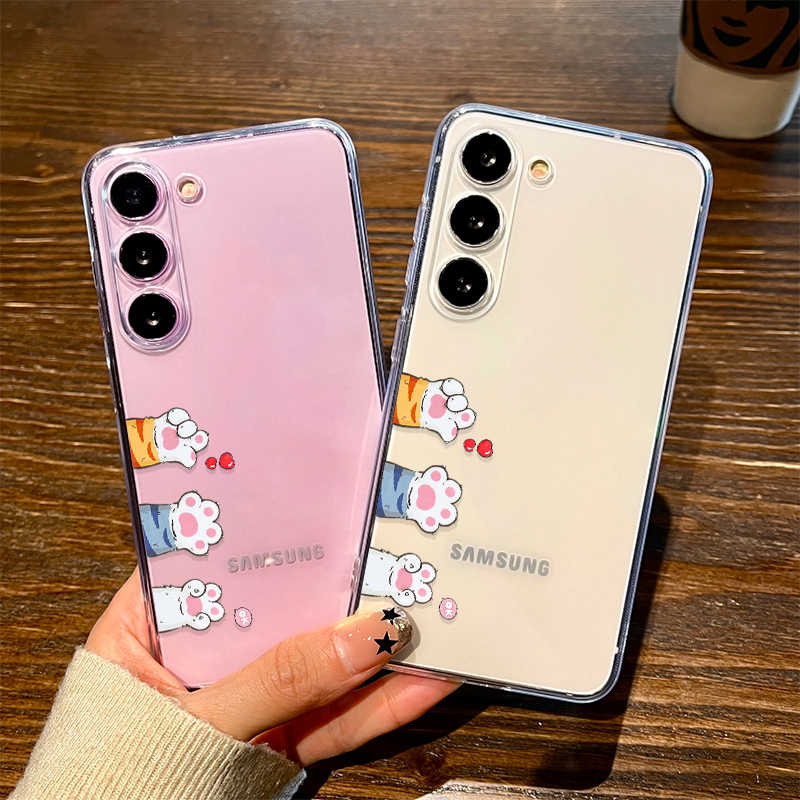 SAMSUNG HP 透明花式女孩貓爪外殼三星 A17 5G A07 Galaxy A56 A36 A26 A06 A1 | 蝦皮購物