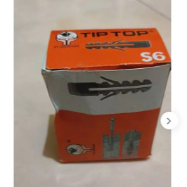 Visher Wall S6 Fisher Fischer S6 螺栓無螺絲 Viser S6 無螺栓 1 盒 100 | 蝦皮購物