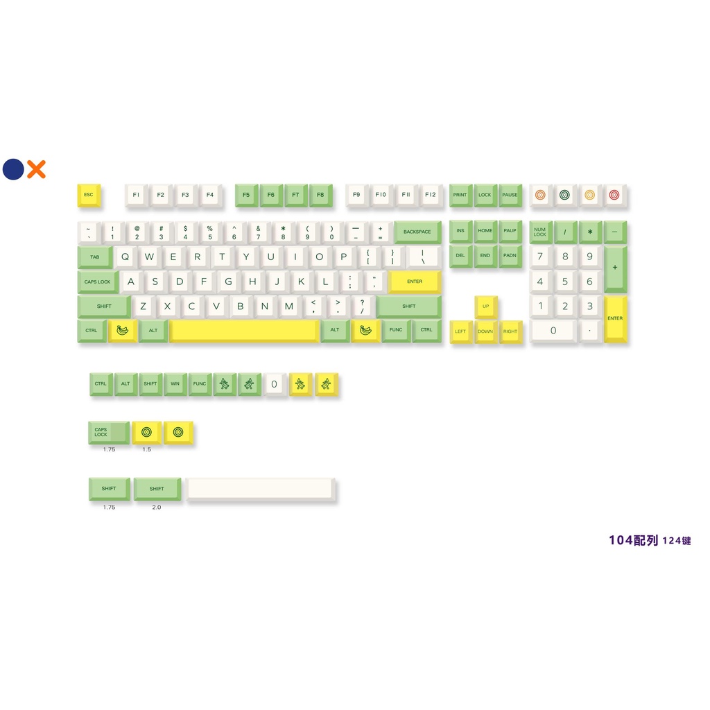 低價鍵帽,昇華 PBT XDA/MDA/CHEERY Profile Honey Milk Keycap Cherry | 蝦皮購物