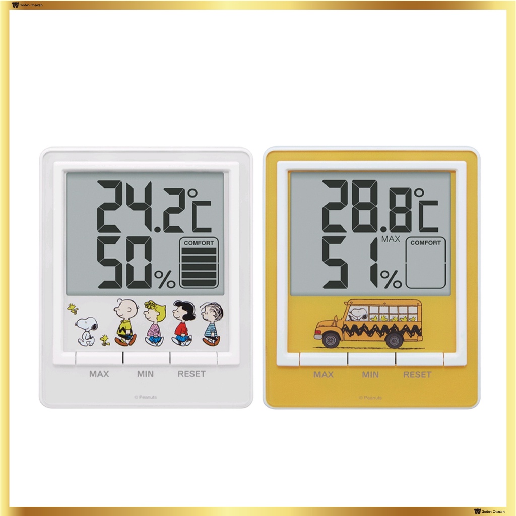 [PEANUTS X DRETEC] 史努比溫濕度計數字濕度計 | 蝦皮購物