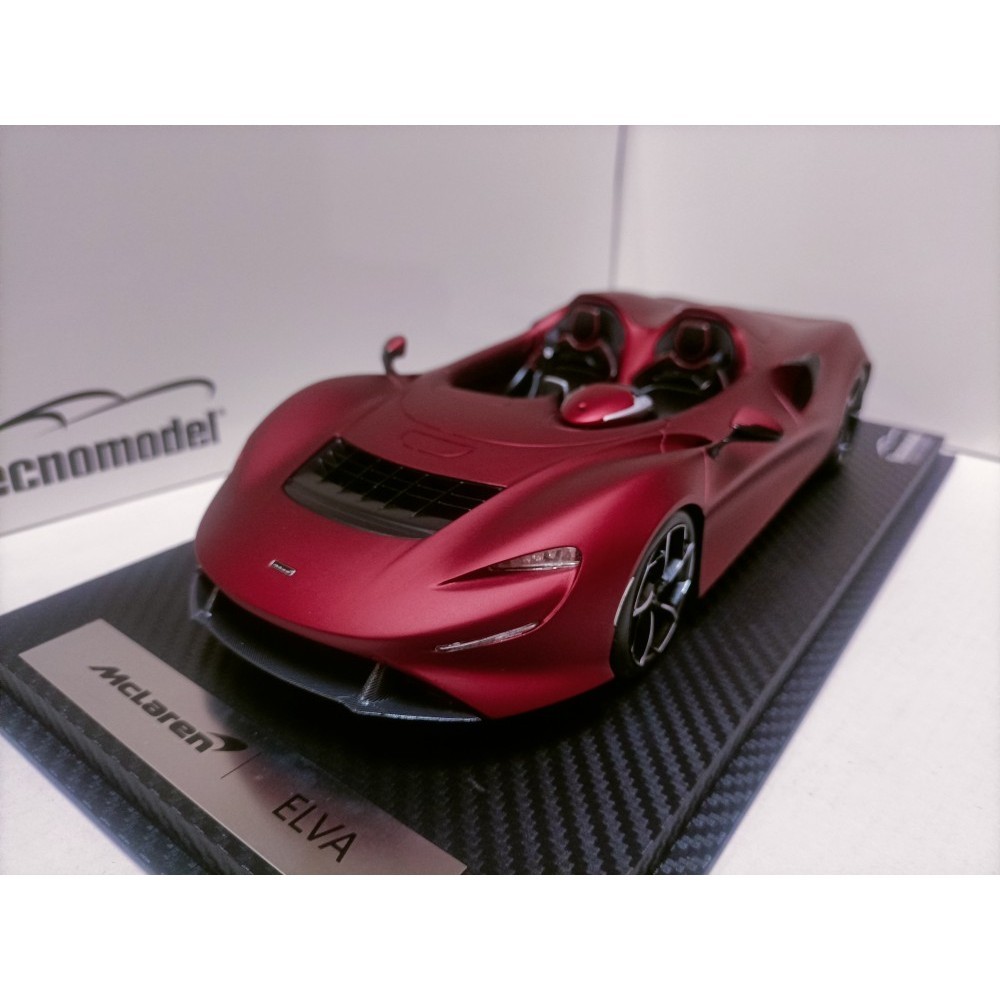 [稀有絕版現貨]Tecnomodel 1 18 邁凱倫超級跑車模型 Mclaren Elva 2022 啞紅色 | 蝦皮購物