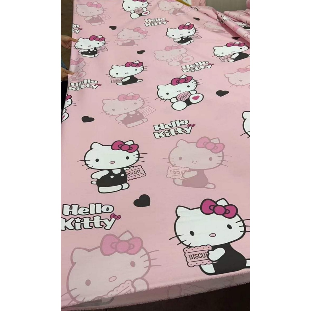 (Kain Sahaja) Kain 棉 Cadar Bidang 92 英寸 / Hello Kitty 100% 棉 | 蝦皮購物