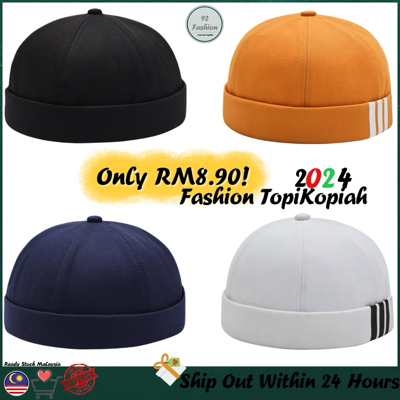 新品 2024 Style Cap Topi Kopiah Viral Trend Sailor Cap Songkok | 蝦皮購物
