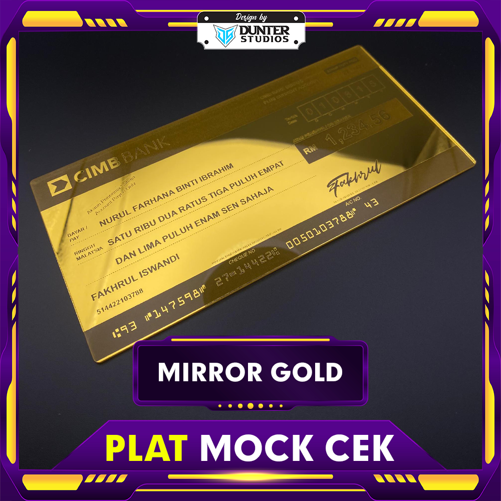 REPLIKA Check Delivery / Check + 副本腳印檢查檢查婚禮 MOCKUP CHEQUE | 蝦皮購物