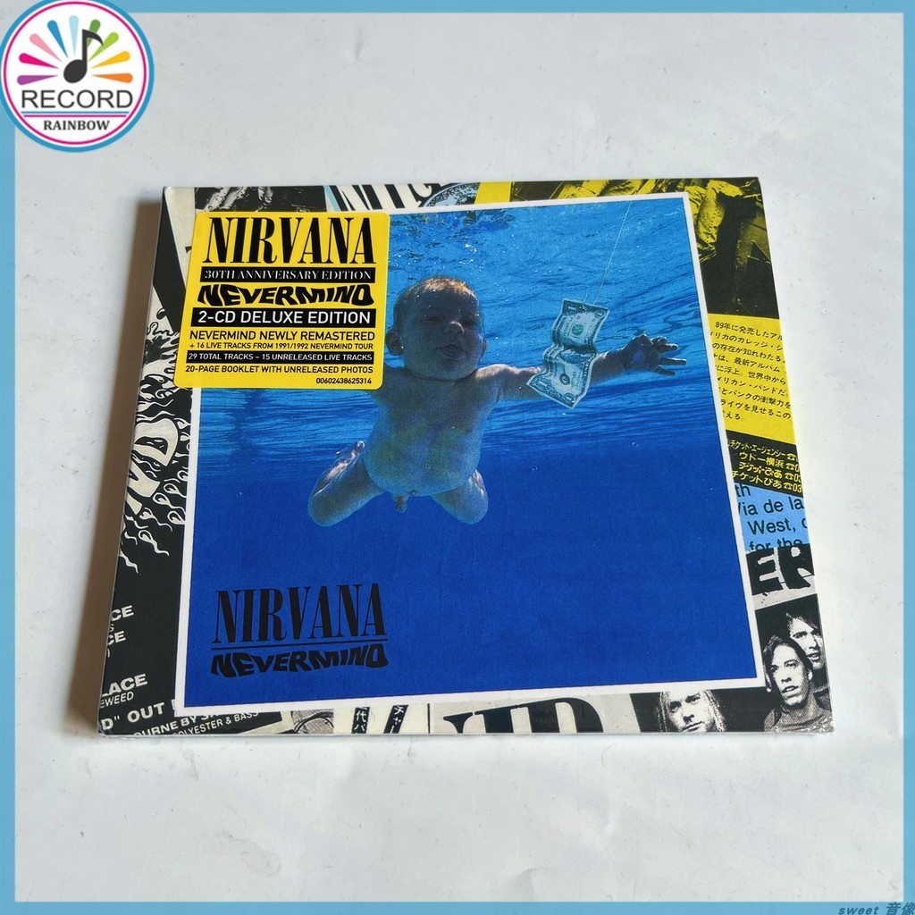 Nirvana Nevermind 2CD 全新專輯 [密封] | 蝦皮購物