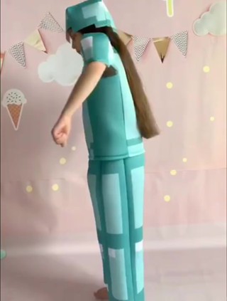 我的世界 minecraft cosplay 鑽石盔甲系列cosplay 萬聖節 遊戲角色表演服裝 | 蝦皮購物