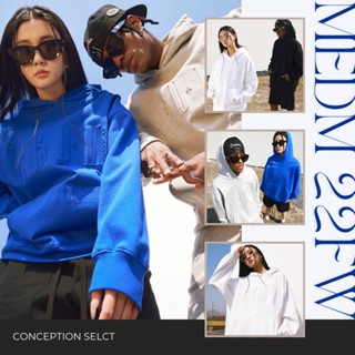 [Conception Select]MEDM 3D 立體壓印 重磅純棉 俐落 落肩寬鬆 帽T | 蝦皮購物