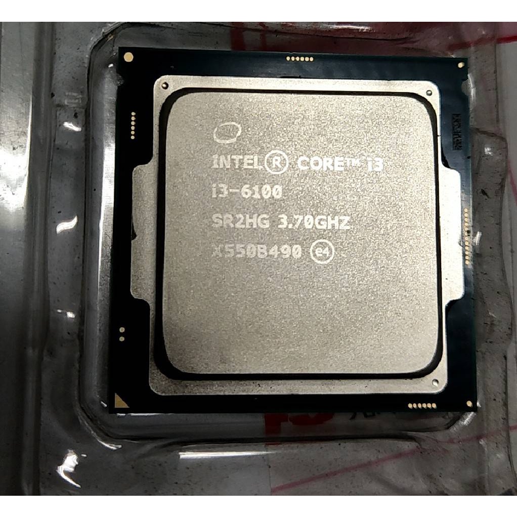 Intel® Core™cpu i3-6100 3.7G 3M 8GT/s處理器 六代/1151腳位 | 蝦皮購物