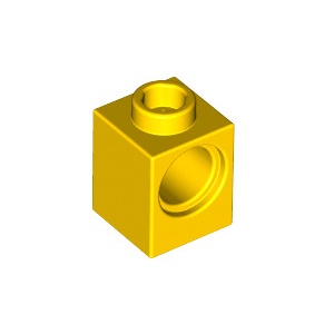 [樂磚庫] LEGO 6541 磚 科技型 黃色 1x1 654124 | 蝦皮購物