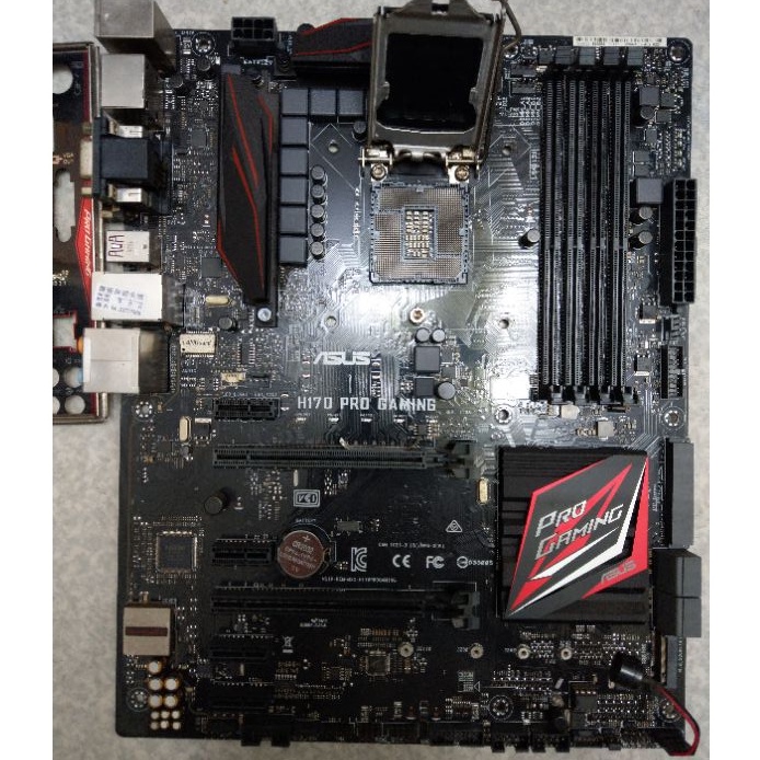 華碩ASUS H170 PRO GAMING DDR4/M.2/電競機板/二手良品/1151主機板 | 蝦皮購物