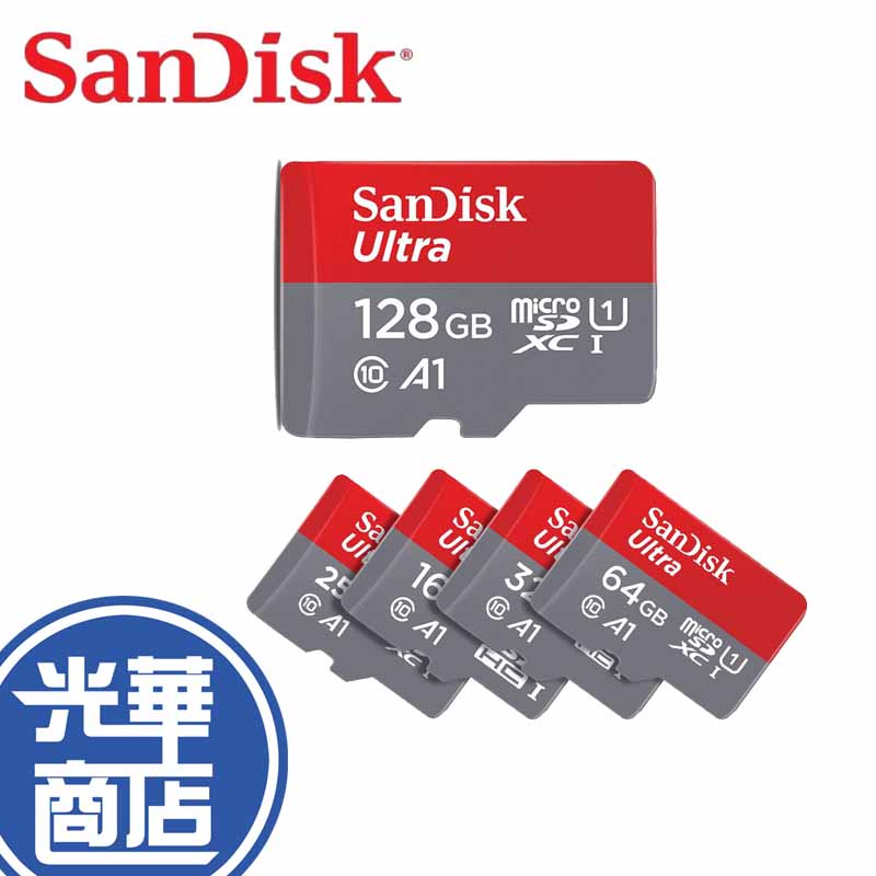SanDisk Ultra microSD A1 32G 64G 128G 256G 記憶卡120M 140M 150M | 蝦皮購物